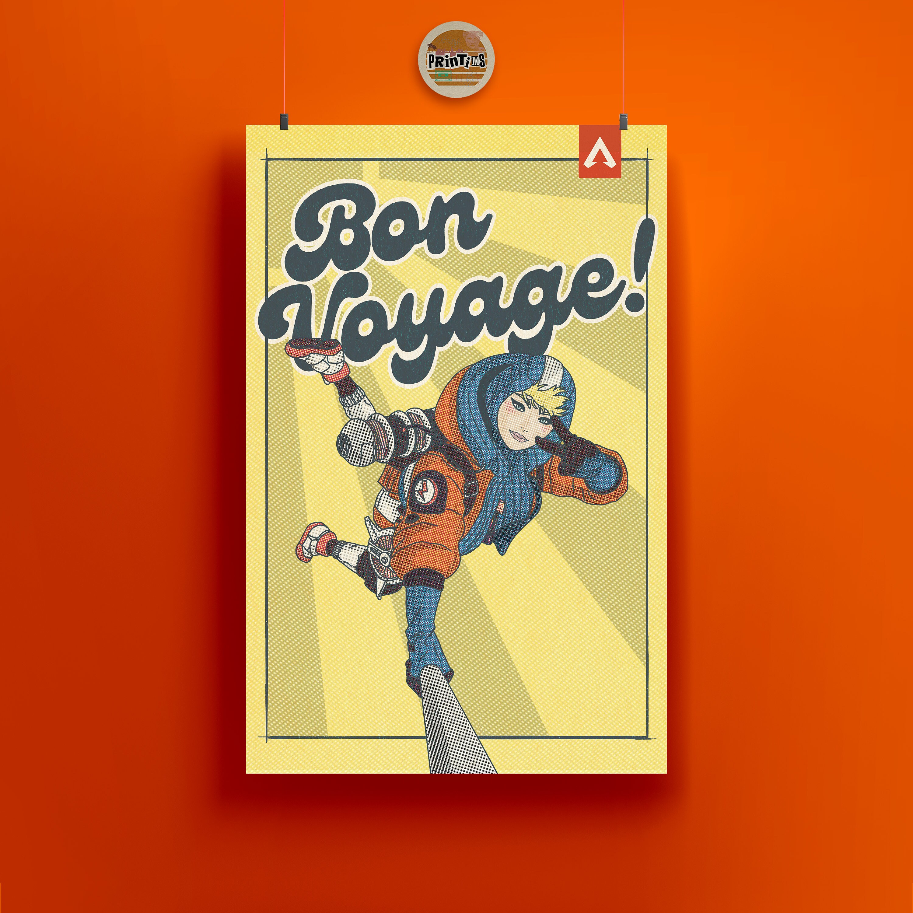 Apex Legends Wattson bon Voyage Poster - Etsy