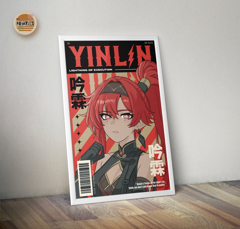 Wuthering Waves - Yinlin "anime Pop Art" Poster - Etsy Canada