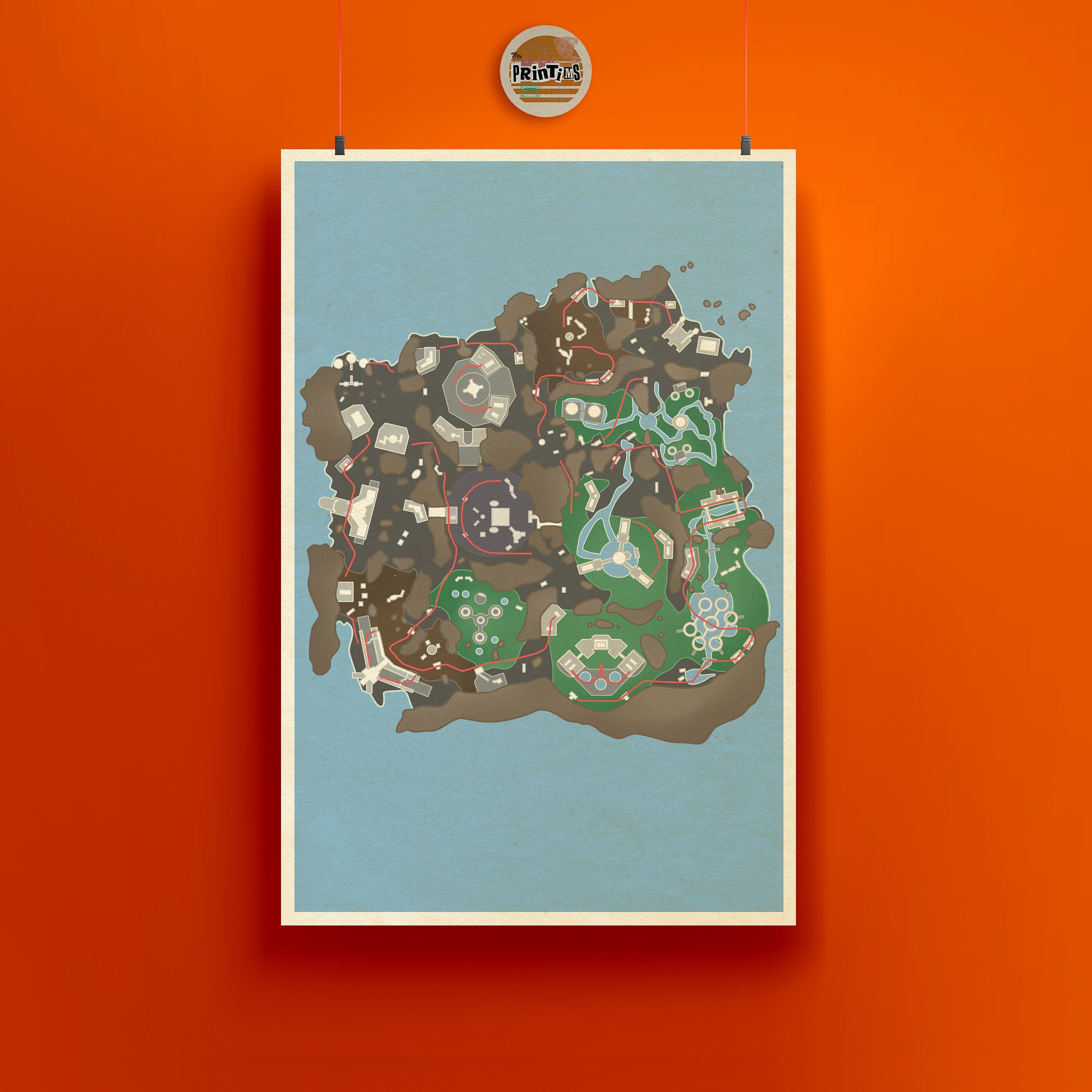 Apex Legends - Map Posters | Kings Canyon, Worlds Edge, Olympus, Storm ...