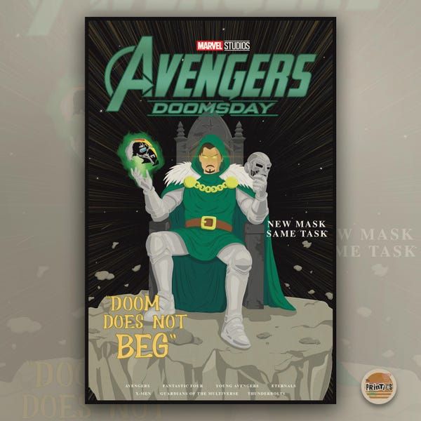 Avengers Doomsday Poster - Etsy