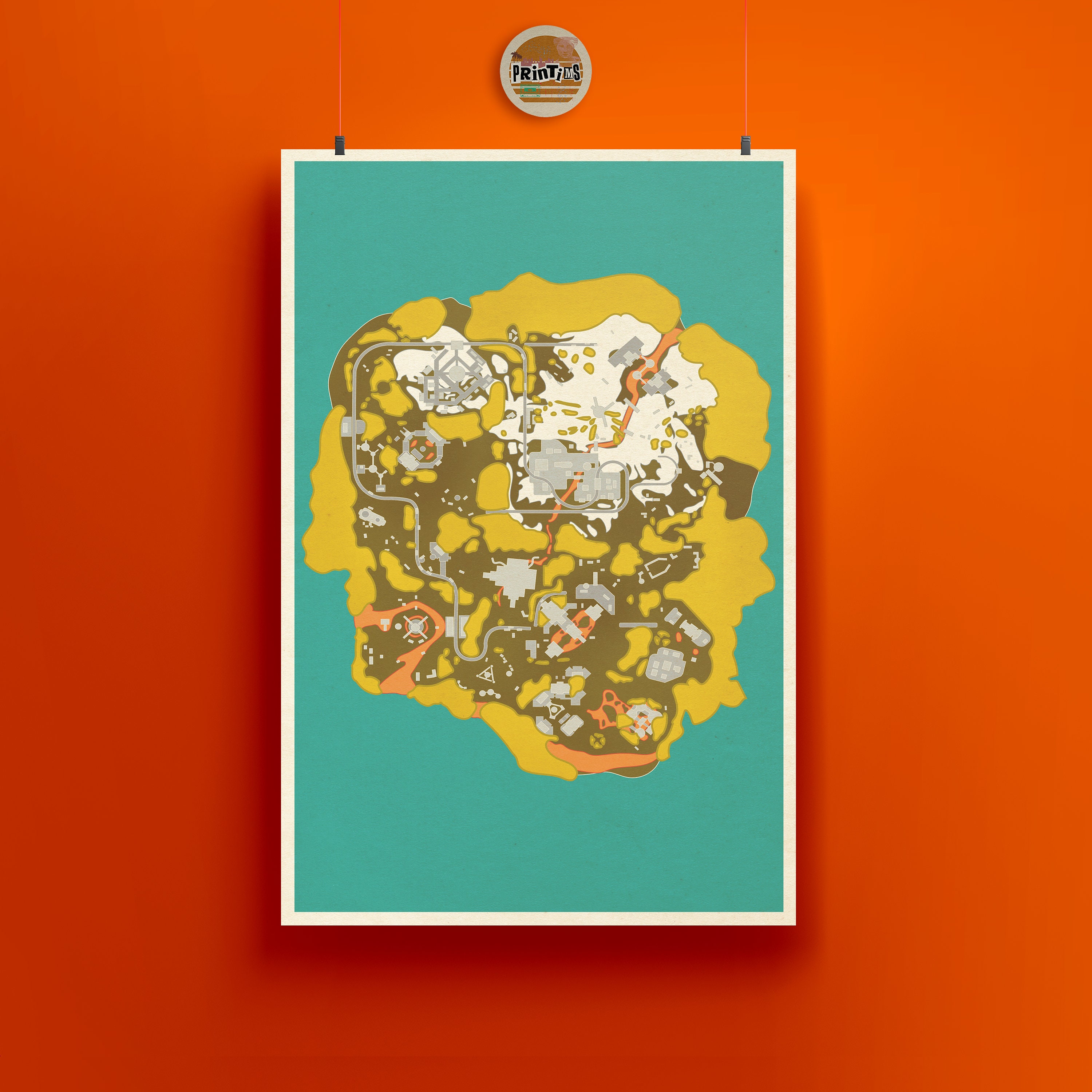 Apex Legends - Map Posters | Kings Canyon, Worlds Edge, Olympus, Storm ...
