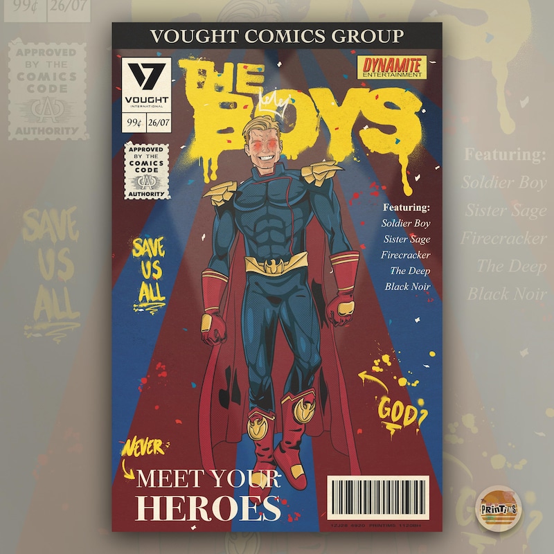 The Boys Tv Series Poster - Etsy