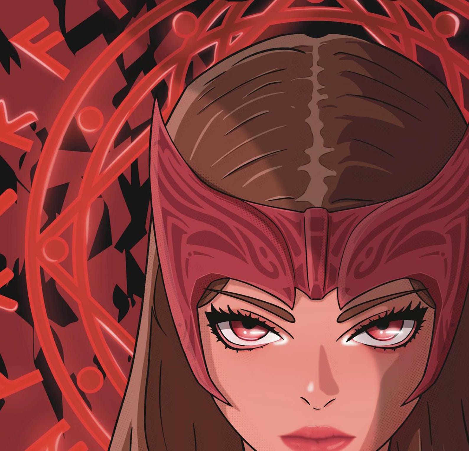 Scarlet Witch / Wanda Maximoff - Anime Style Poster - Etsy