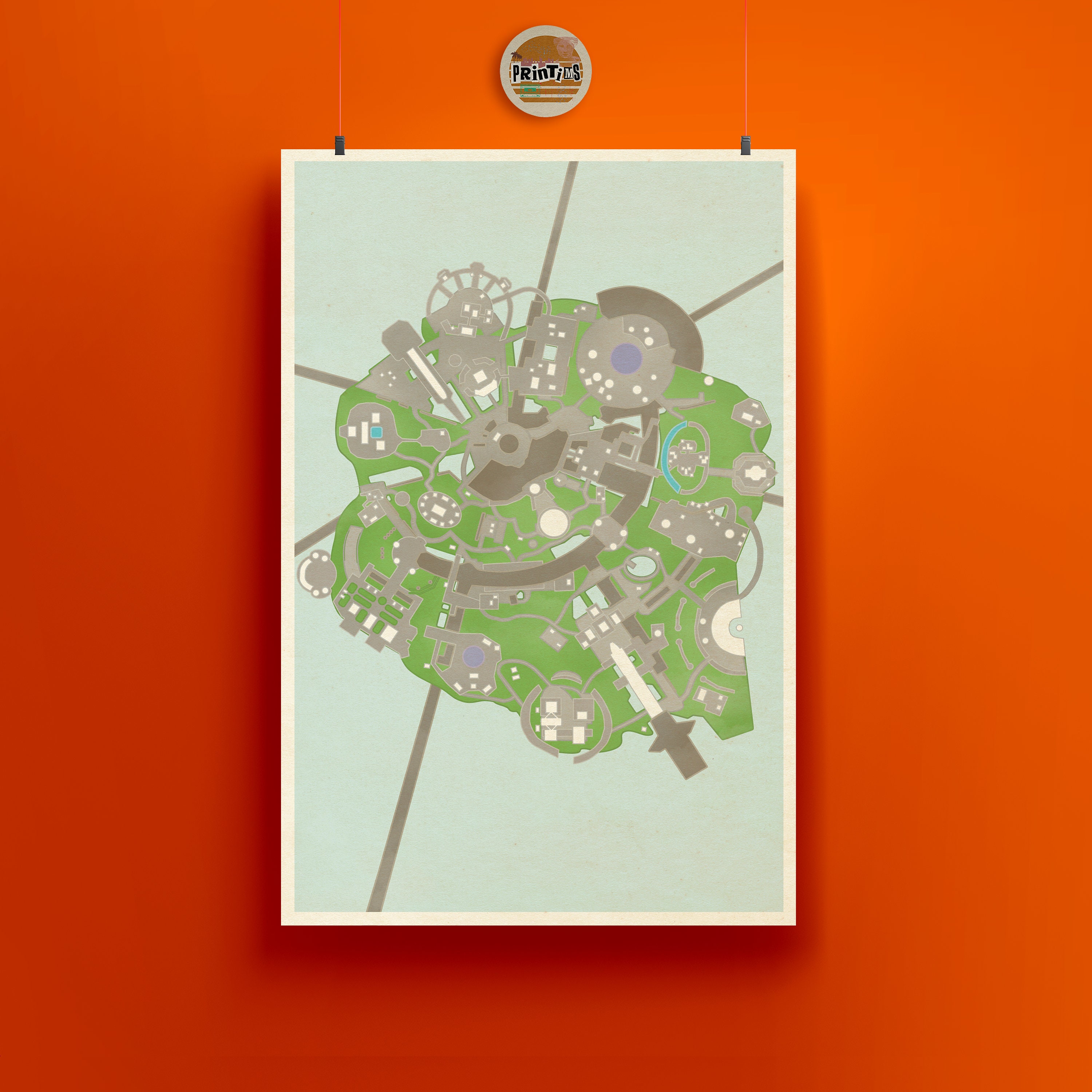Apex Legends - Map Posters | Kings Canyon, Worlds Edge, Olympus, Storm ...