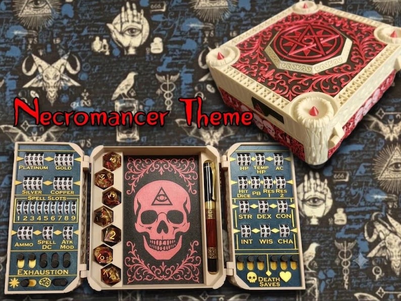 Custom D&D Dice Box and Character Tracker Stats | Ultimate Adventure ...