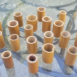 20 Bamboo Pieces for Crafting - Etsy