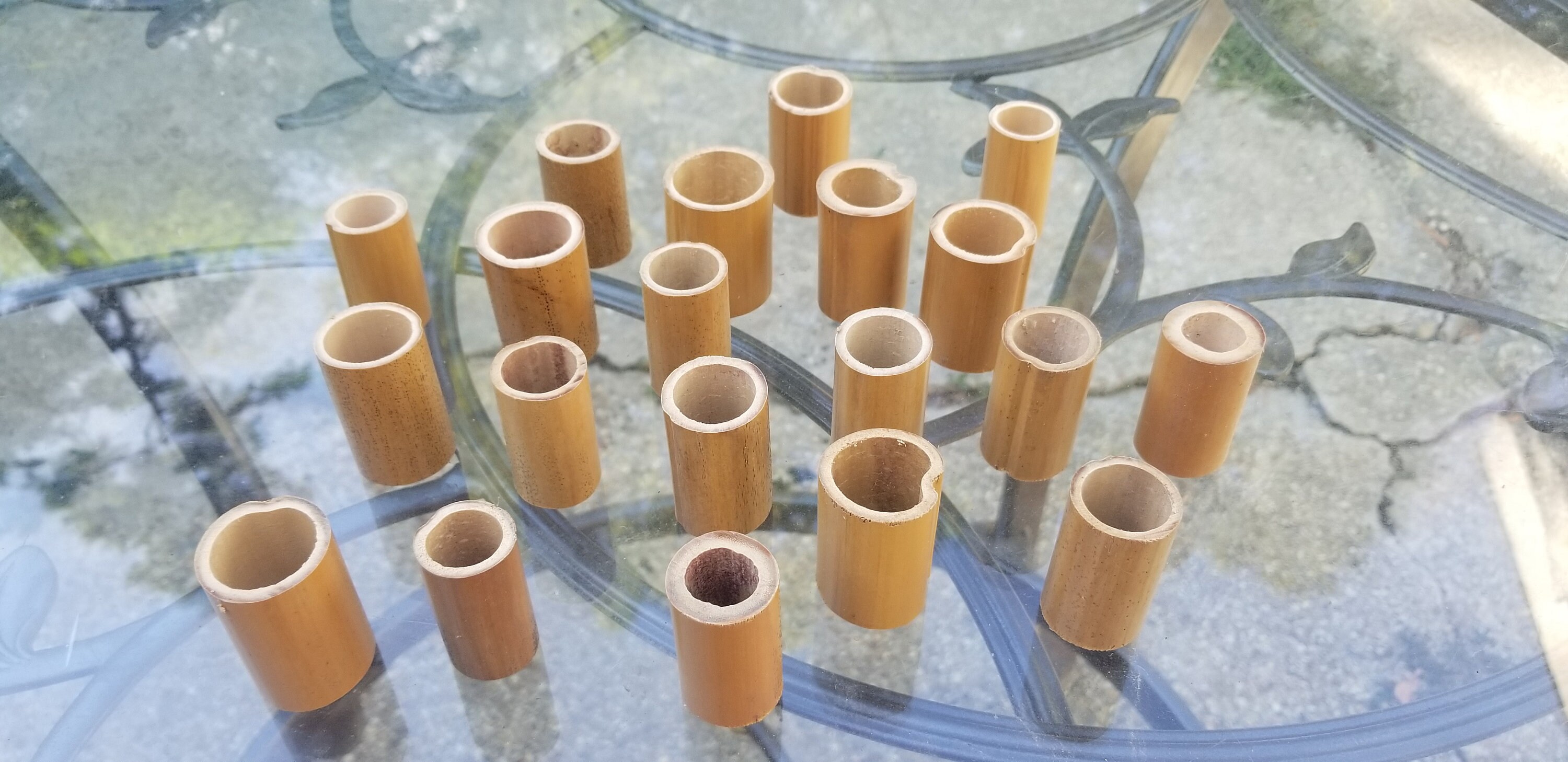 20 Bamboo Pieces for Crafting - Etsy