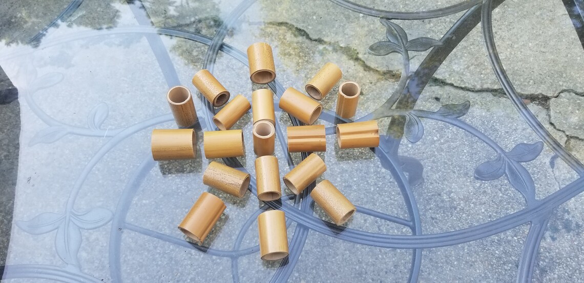 20 Bamboo Pieces for Crafting - Etsy