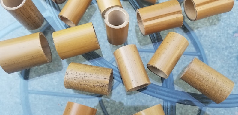 20 Bamboo Pieces for Crafting - Etsy