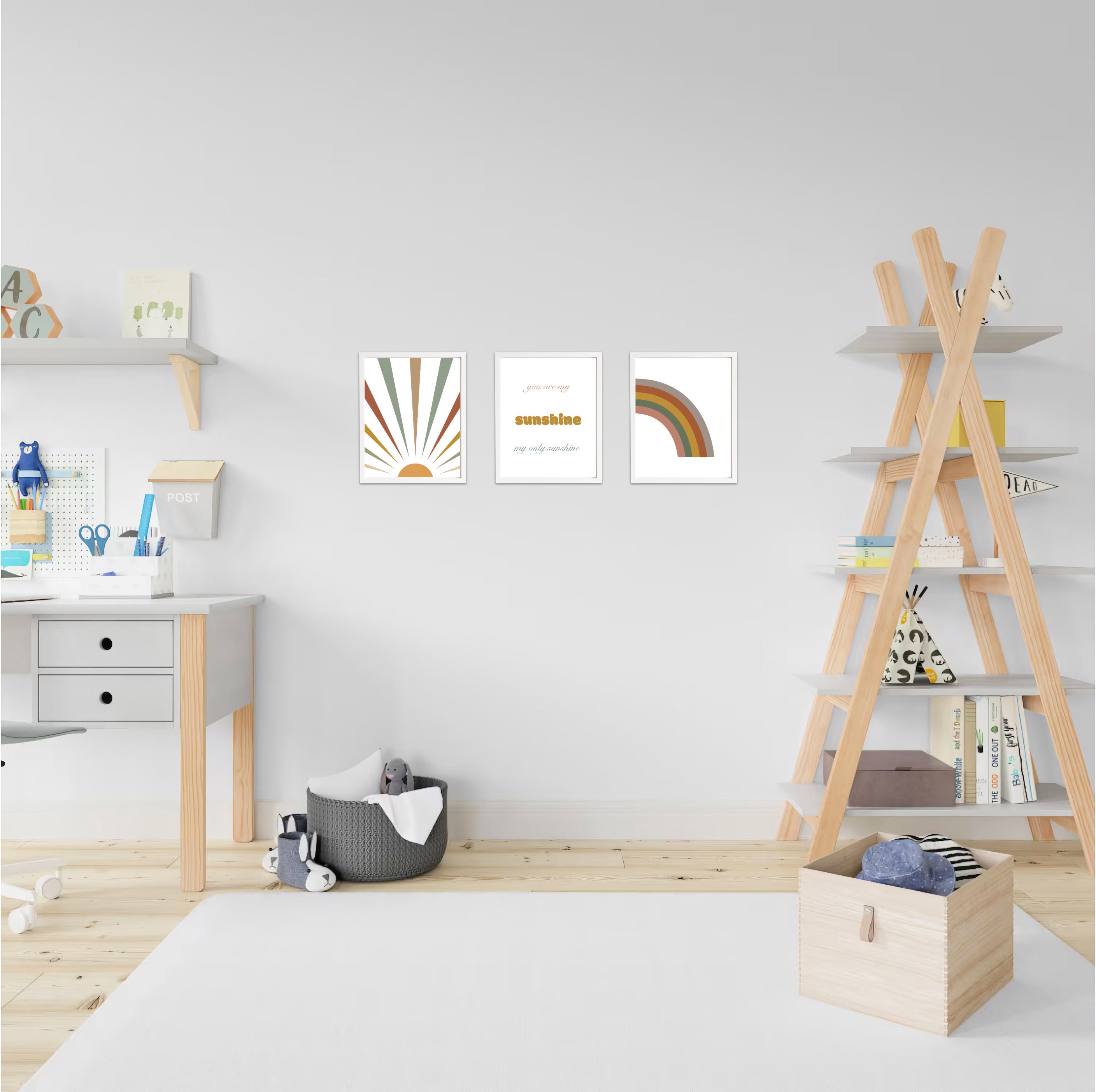 Printable Set of 3 Cute Kids Poster, Kids Room,nursery Room,class Room ...