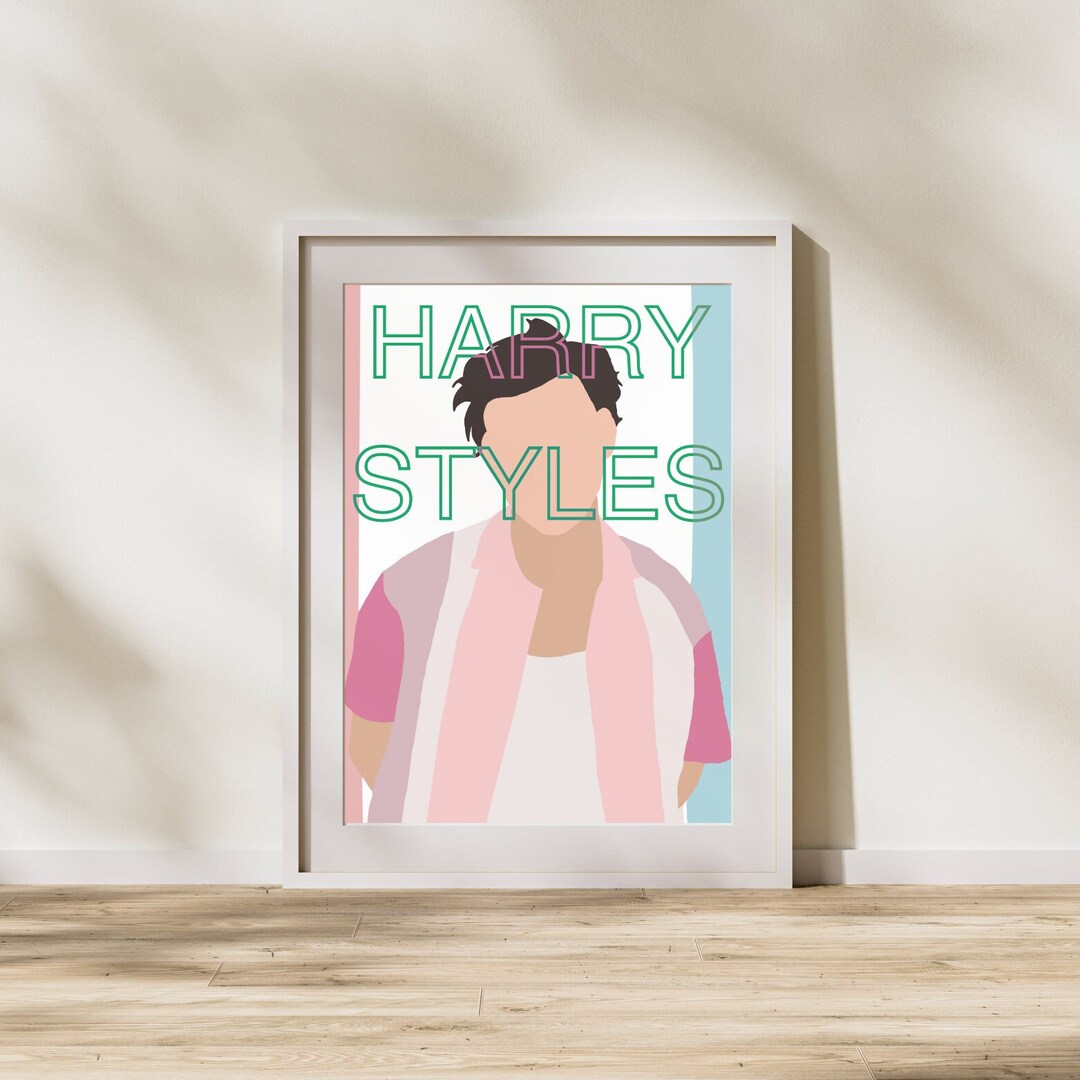 Harry's Styles Inspired Digital Poster Merchalbum - Etsy