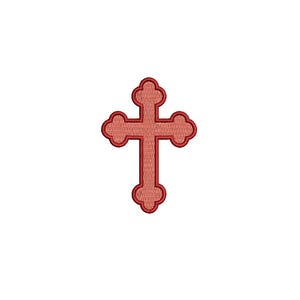 Christian Cross PES DST JEF ++ Machine Embroidery Design, 7 Sizes ...