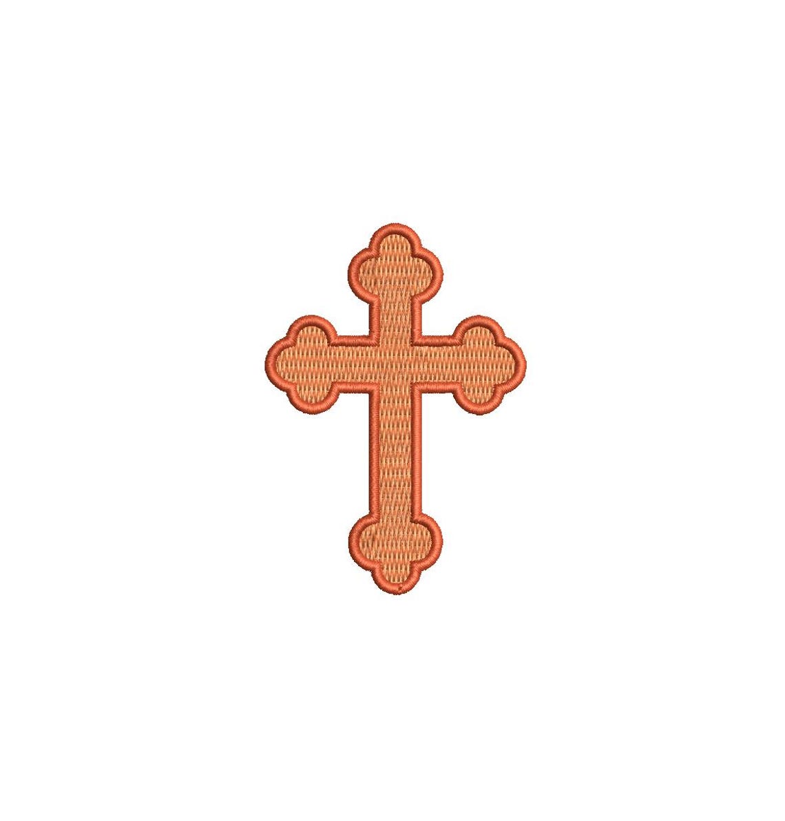Christian Cross PES DST JEF ++ Machine Embroidery Design, 7 Sizes ...