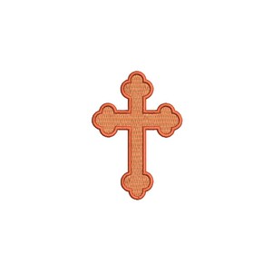 Christian Cross PES DST JEF ++ Machine Embroidery Design, 7 Sizes ...
