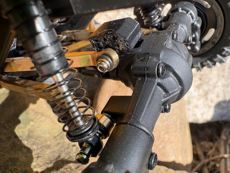 New! RC Rock Crawler FCX24 Rear Axle Upper Link Riser/anti Squat 1/24 ...