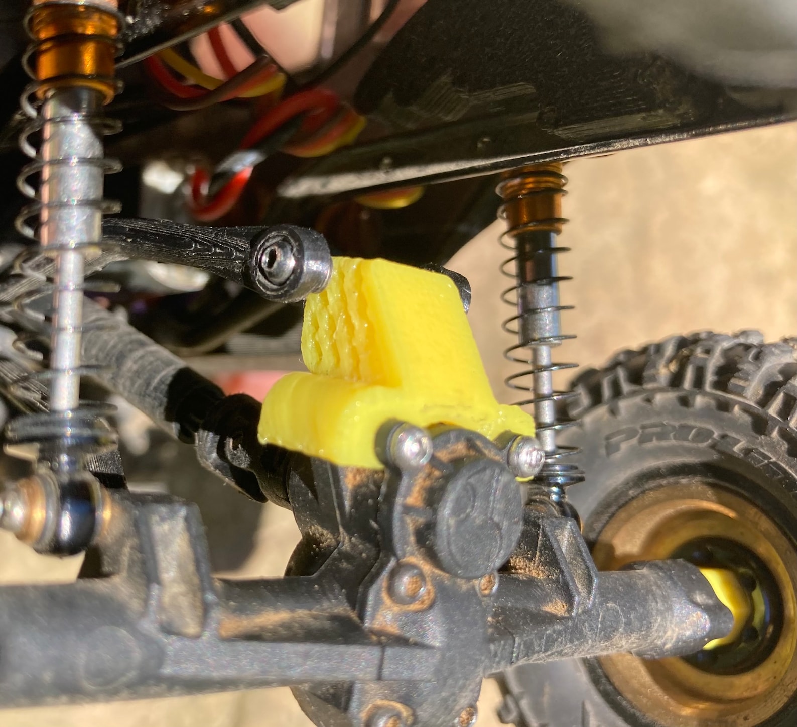 SCX24 Rear Axle Upper Link Riser - Etsy