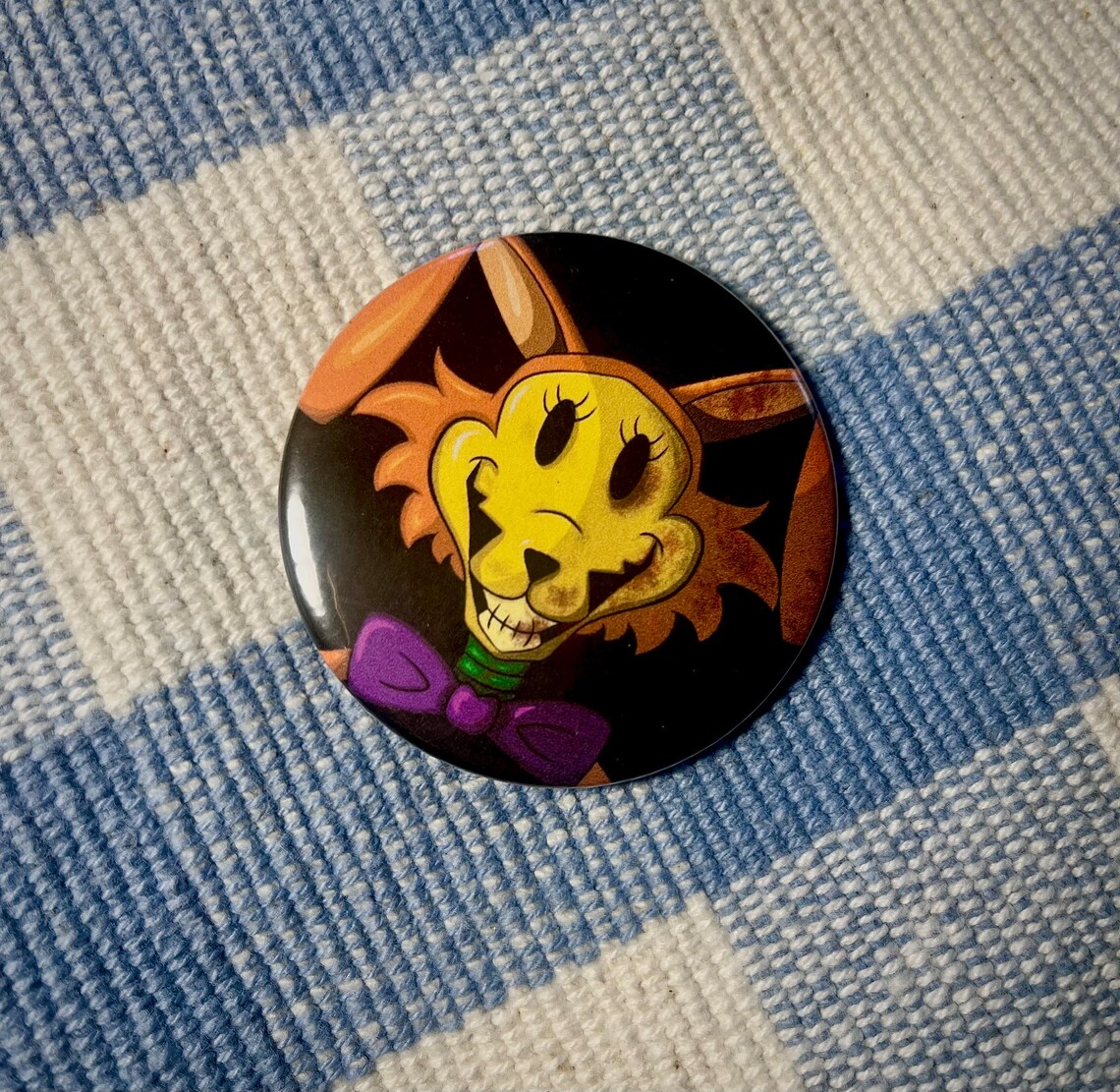 Pumpkin Rabbit the Walten Files Pin-back Button - Etsy