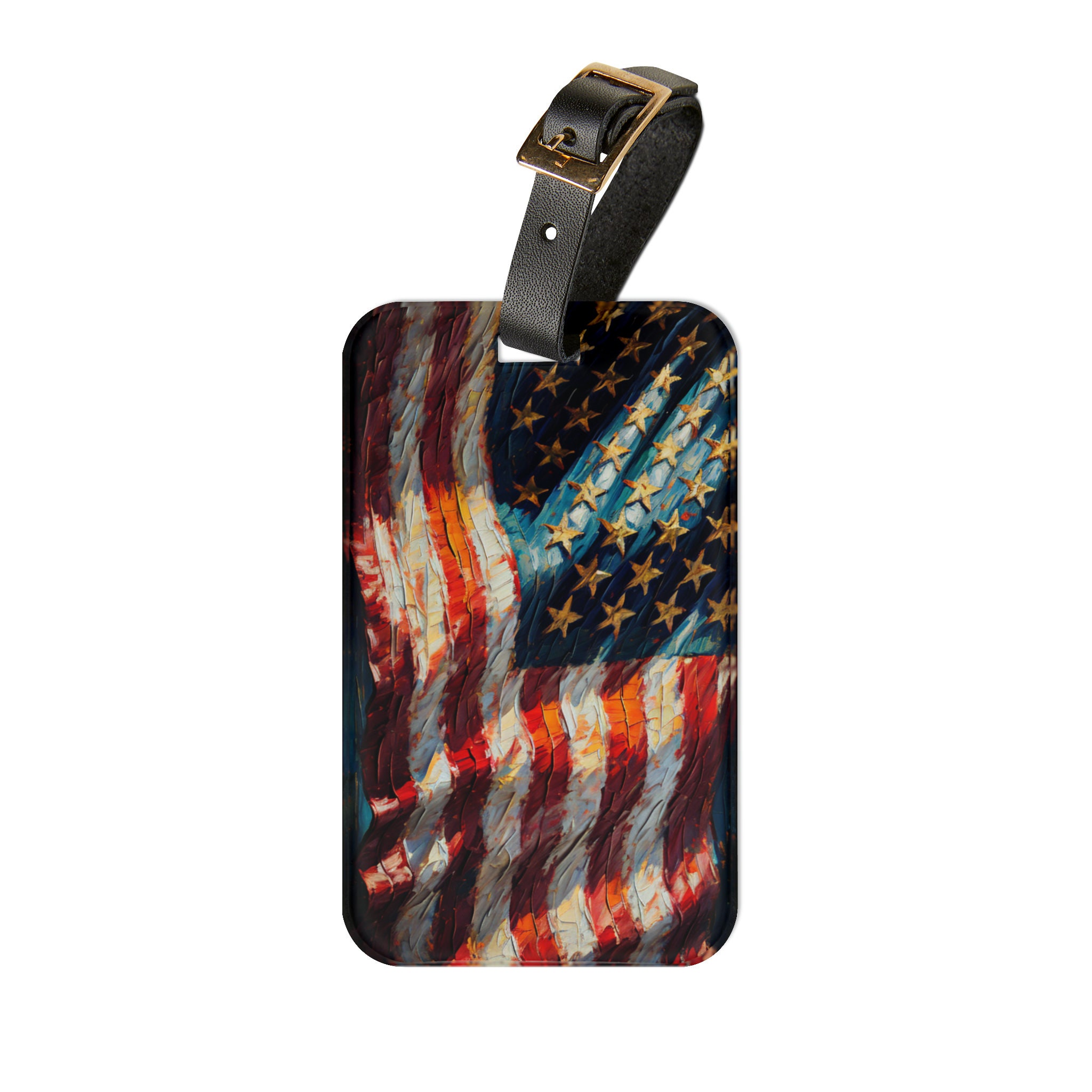 Custom American Flag Luggage Tag - Etsy