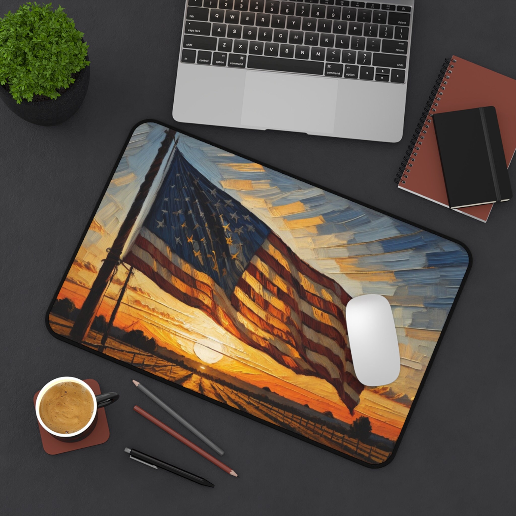 Custom American Flag Desk Mat - Etsy