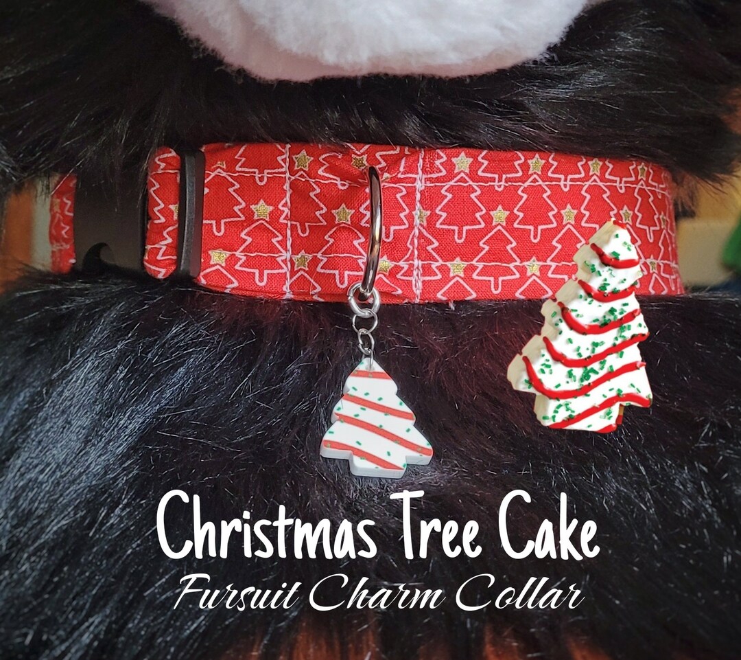 Christmas Tree Cake Fursuit Charm Collar - Etsy