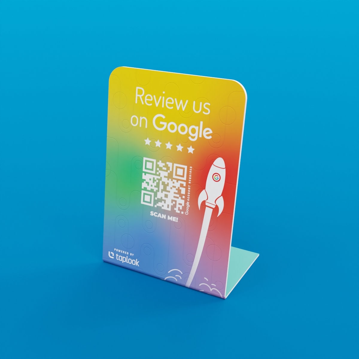 Custom Google Review QR Code Sign | NFC Enabled | Personalized Business ...
