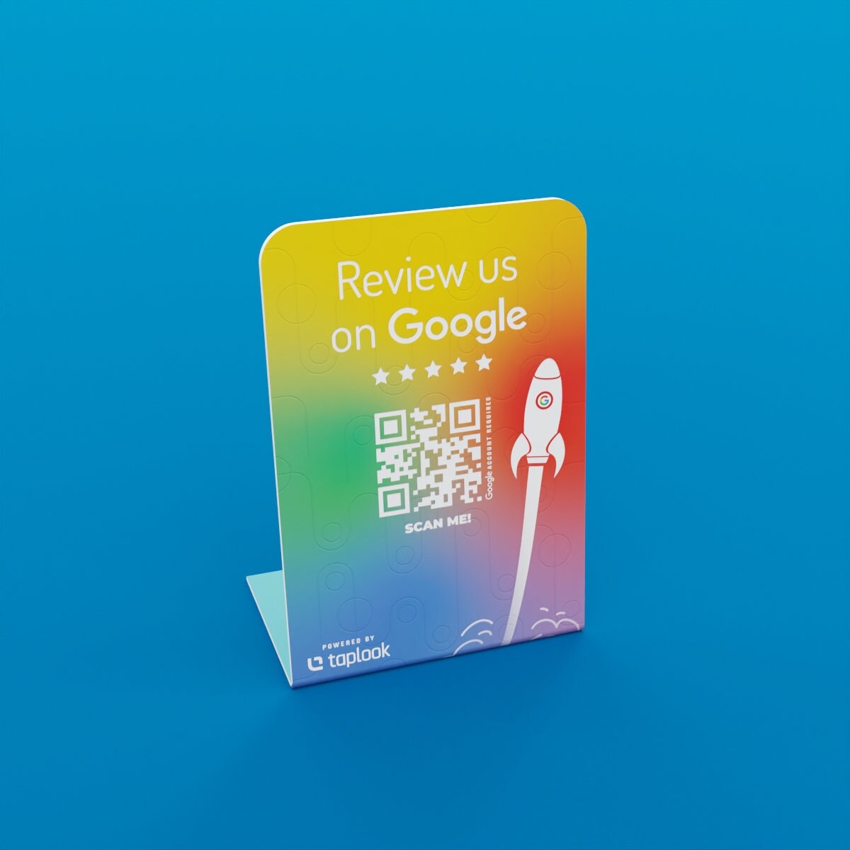 Custom Google Review QR Code Sign NFC Enabled Personalized Business ...