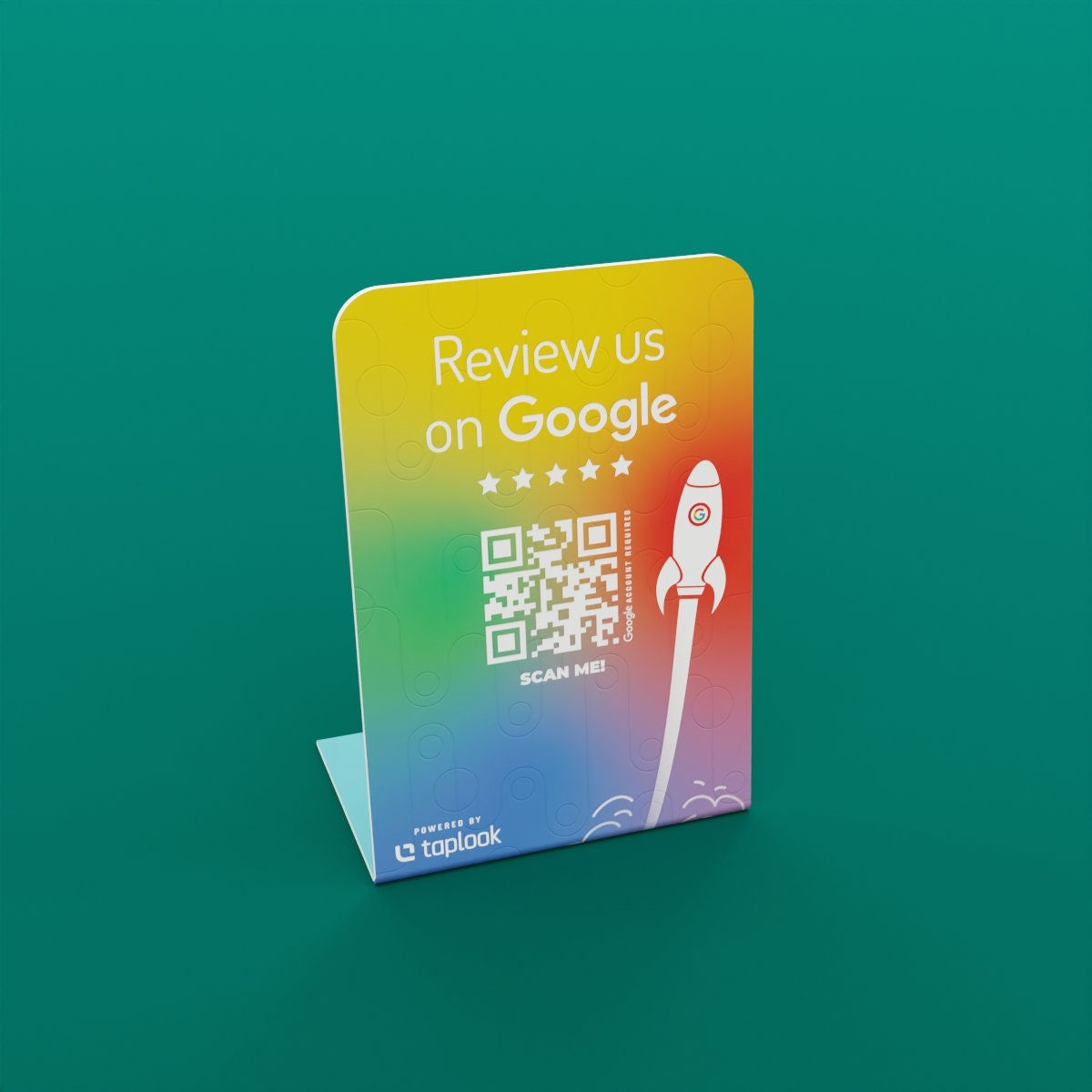 Custom Google Review QR Code Sign | NFC Enabled | Personalized Business ...