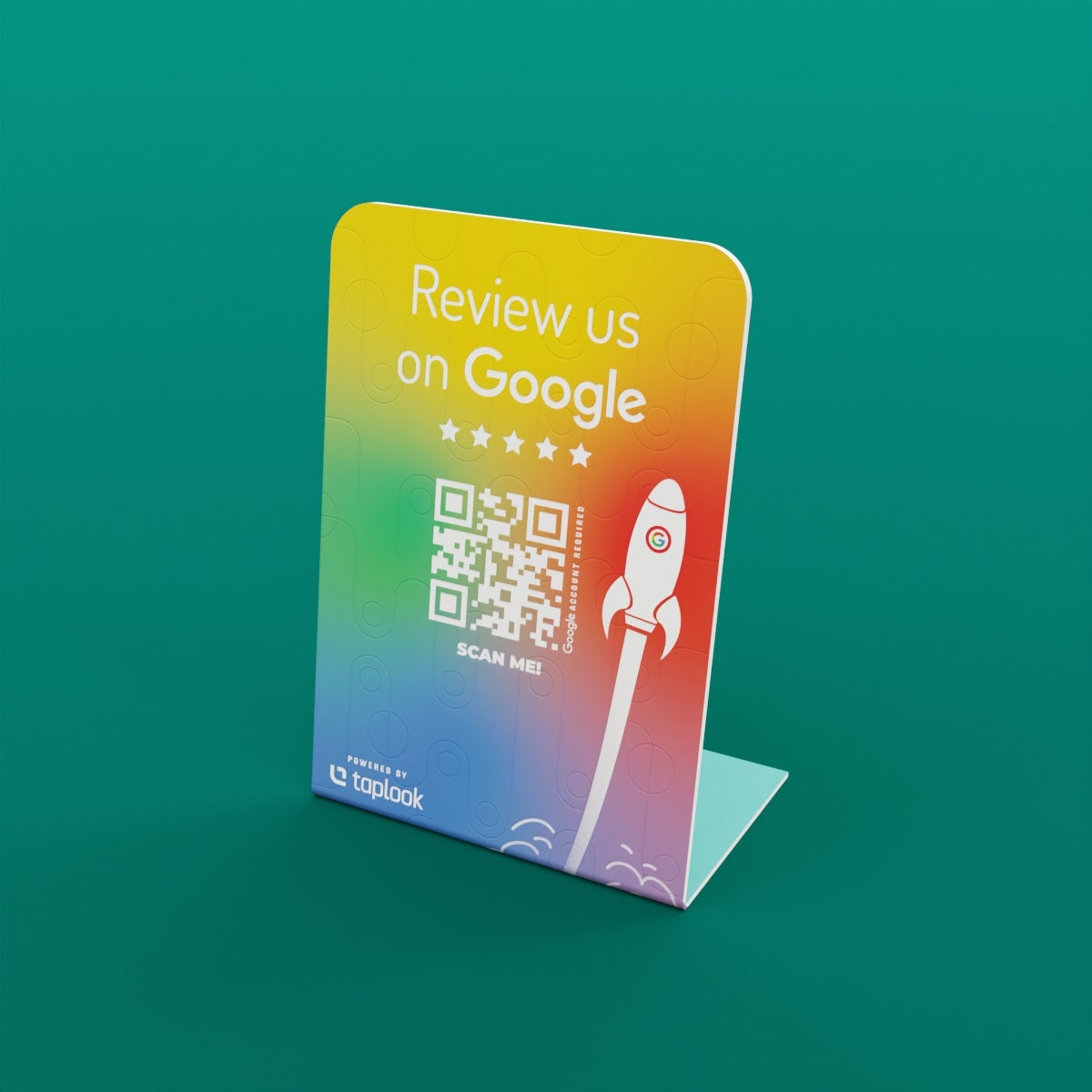 Custom Google Review QR Code Sign | NFC Enabled | Personalized Business ...
