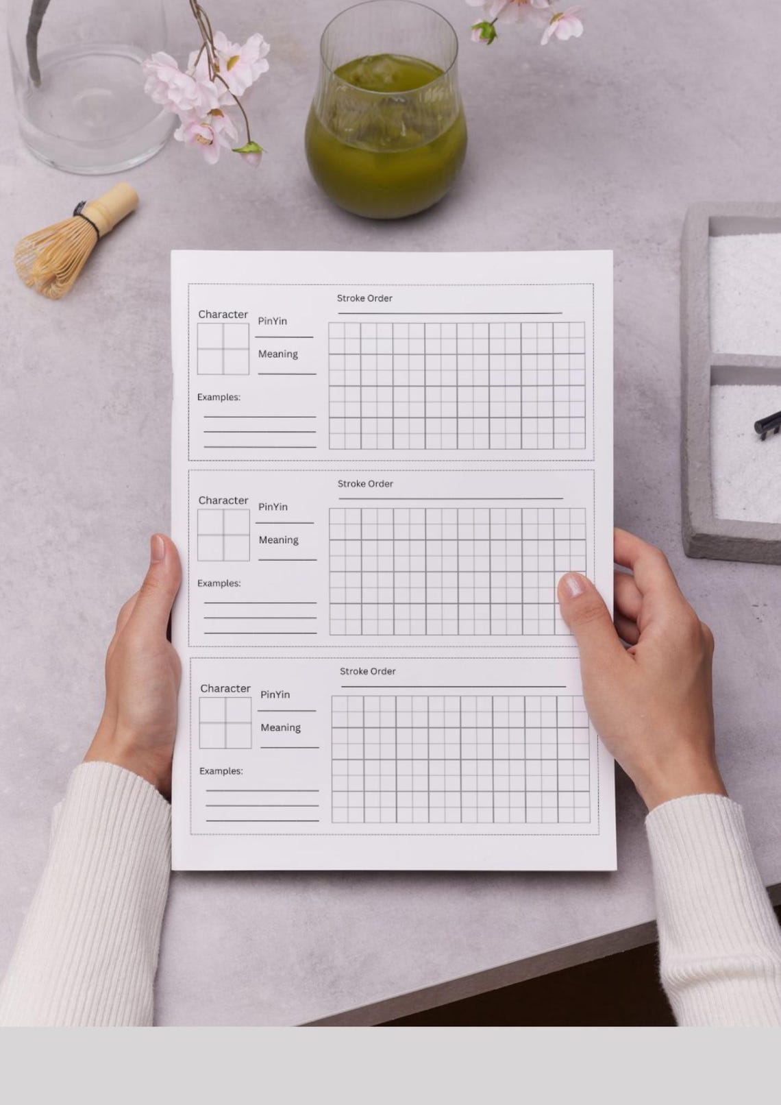 Hanzi Practice Spreadsheet | Chinese Characters Sheet - Etsy