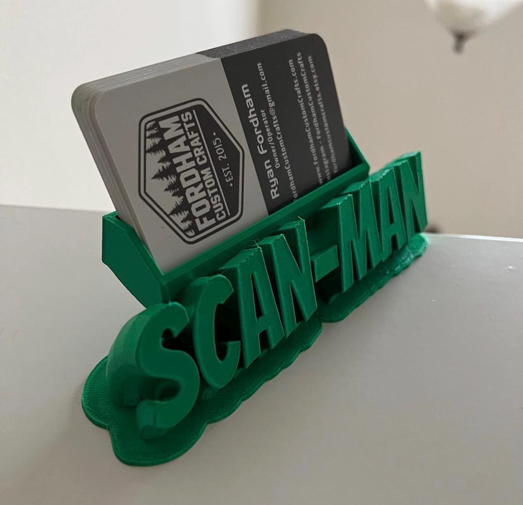 Custom Nameplate - 3D Design - Various Color Choices - Business Card ...