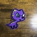 Purple Dinosaur Iron on Patch, DIY Craft Applique - Etsy