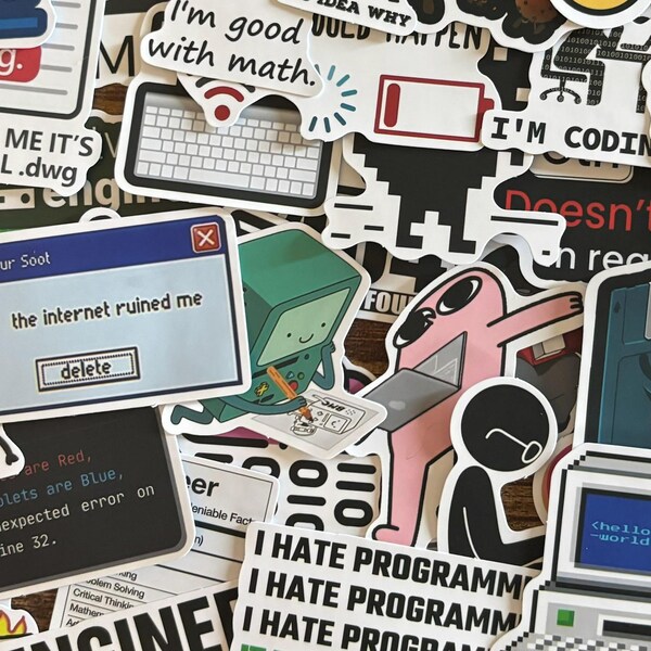 Computer Stickers - Etsy