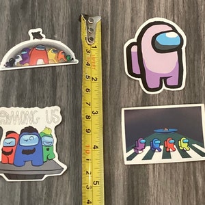 50 Pack of Among Us Themed Stickers - Etsy