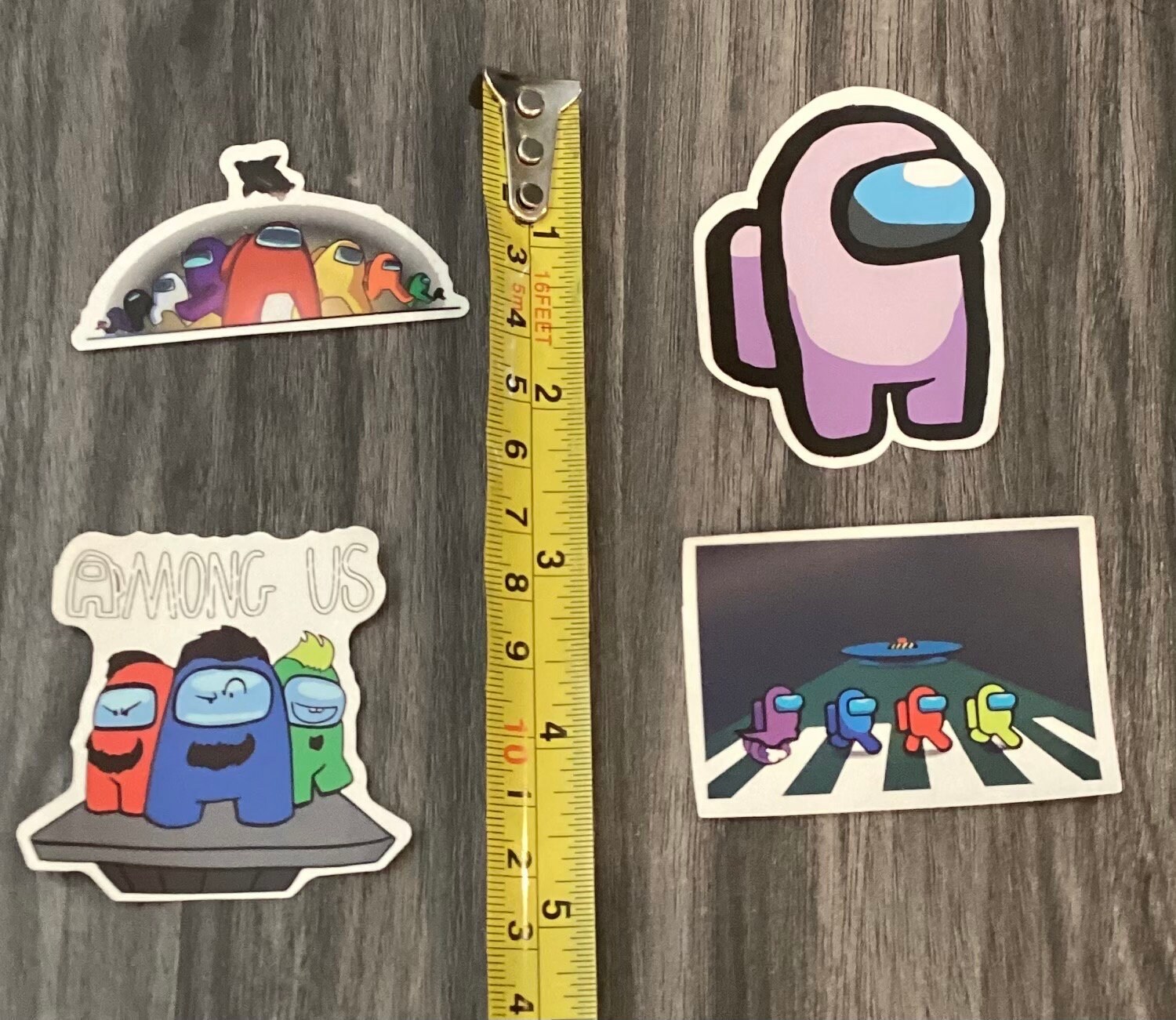50 Pack of Among Us Themed Stickers - Etsy
