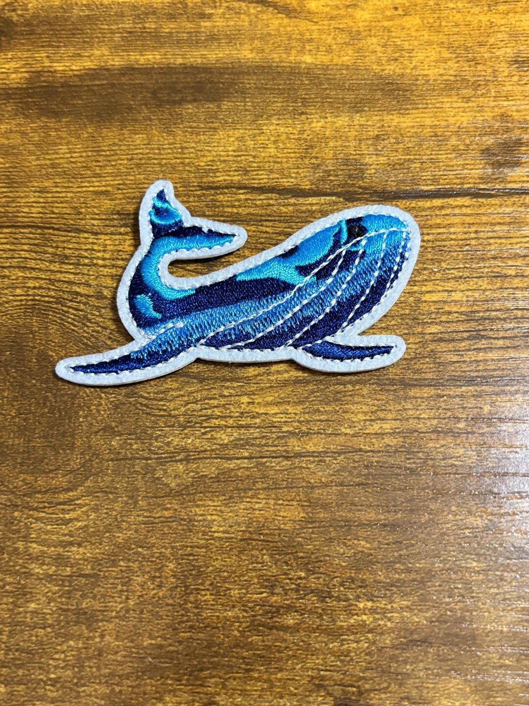 Blue Whale Patch, Iron On, DIY Patch, Craft Applique Clothing, Jacket ...