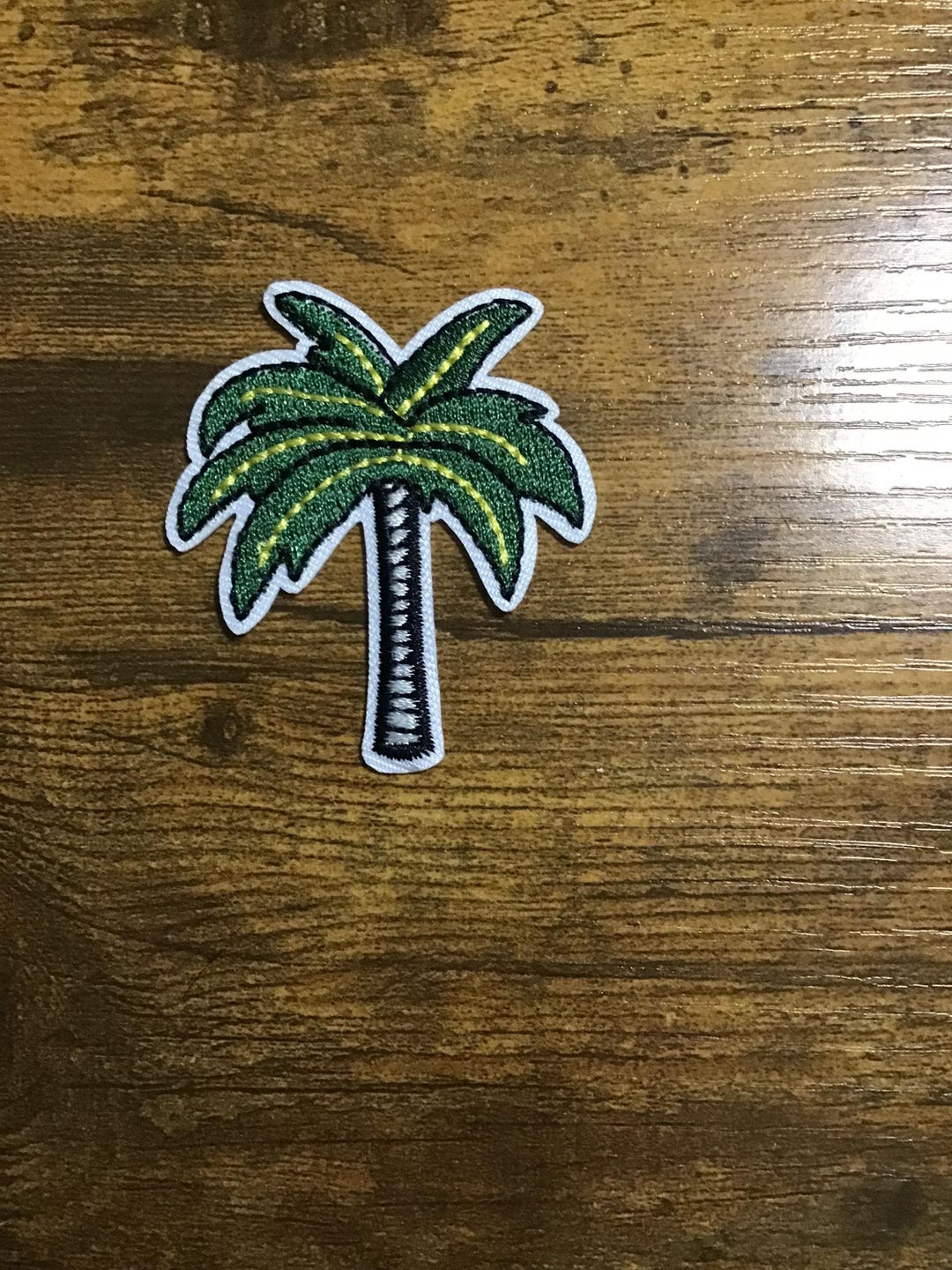 Palm Tree Patch, Iron On, DIY Patch, Craft Applique Clothing, Jacket ...