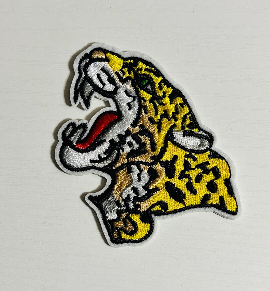 Leopard Head Embroidery Patch: Iron on Applique - Etsy