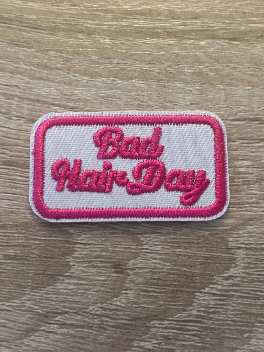 Bad Hair Day Patch, Iron On, DIY Patch, Craft Applique Clothing, Jacket, Jeans, Backpack Patch ...