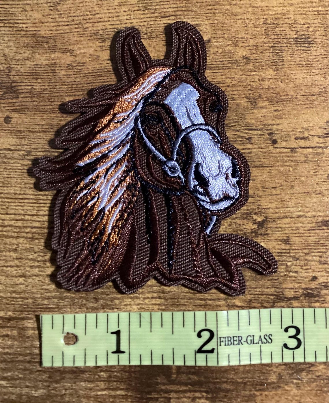 Horse Head Patch, Iron On, DIY Patch, Craft Applique Clothing, Jacket ...