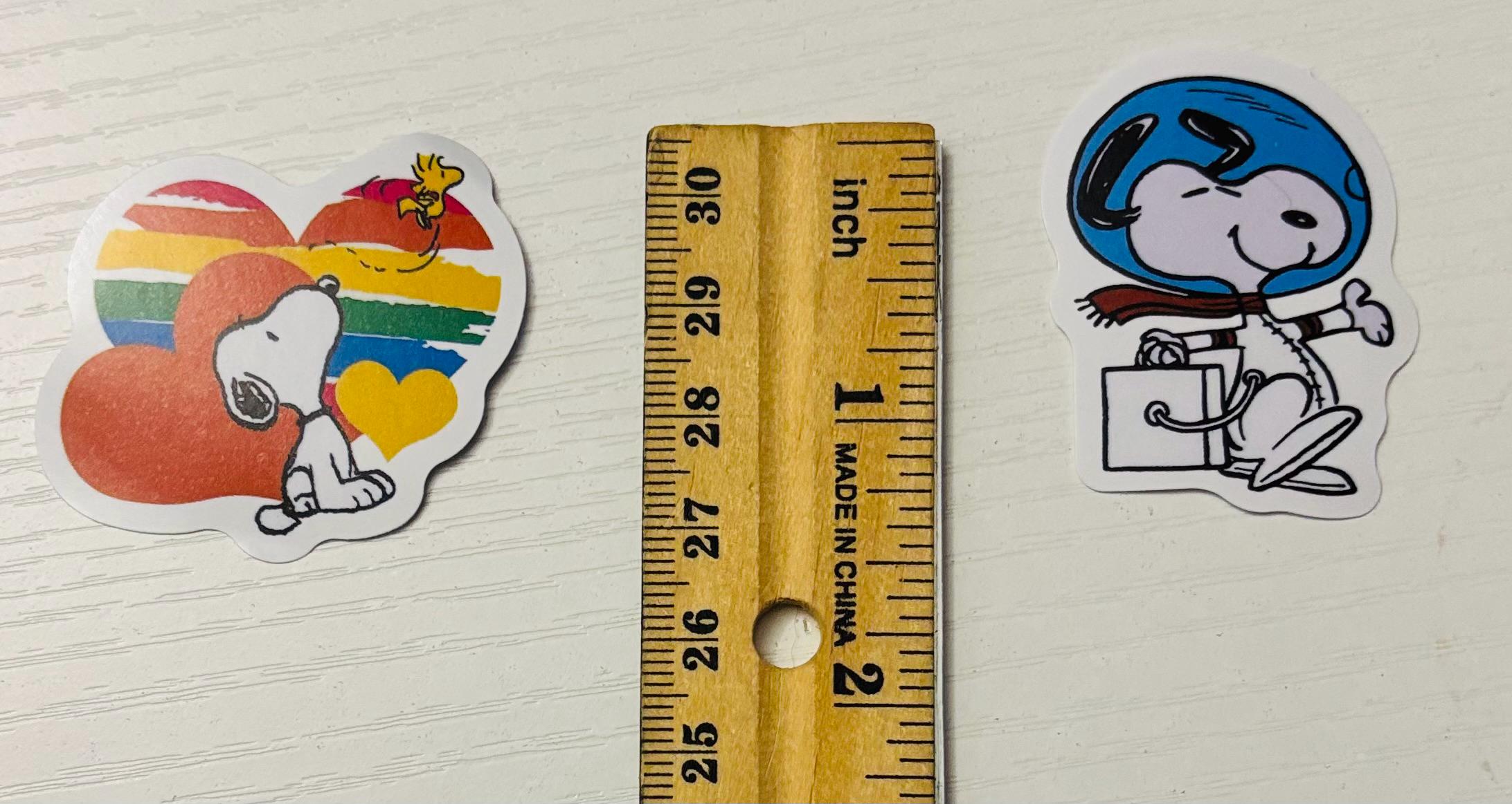 50 Pack of Snoopy Cartoon Stickers - Etsy