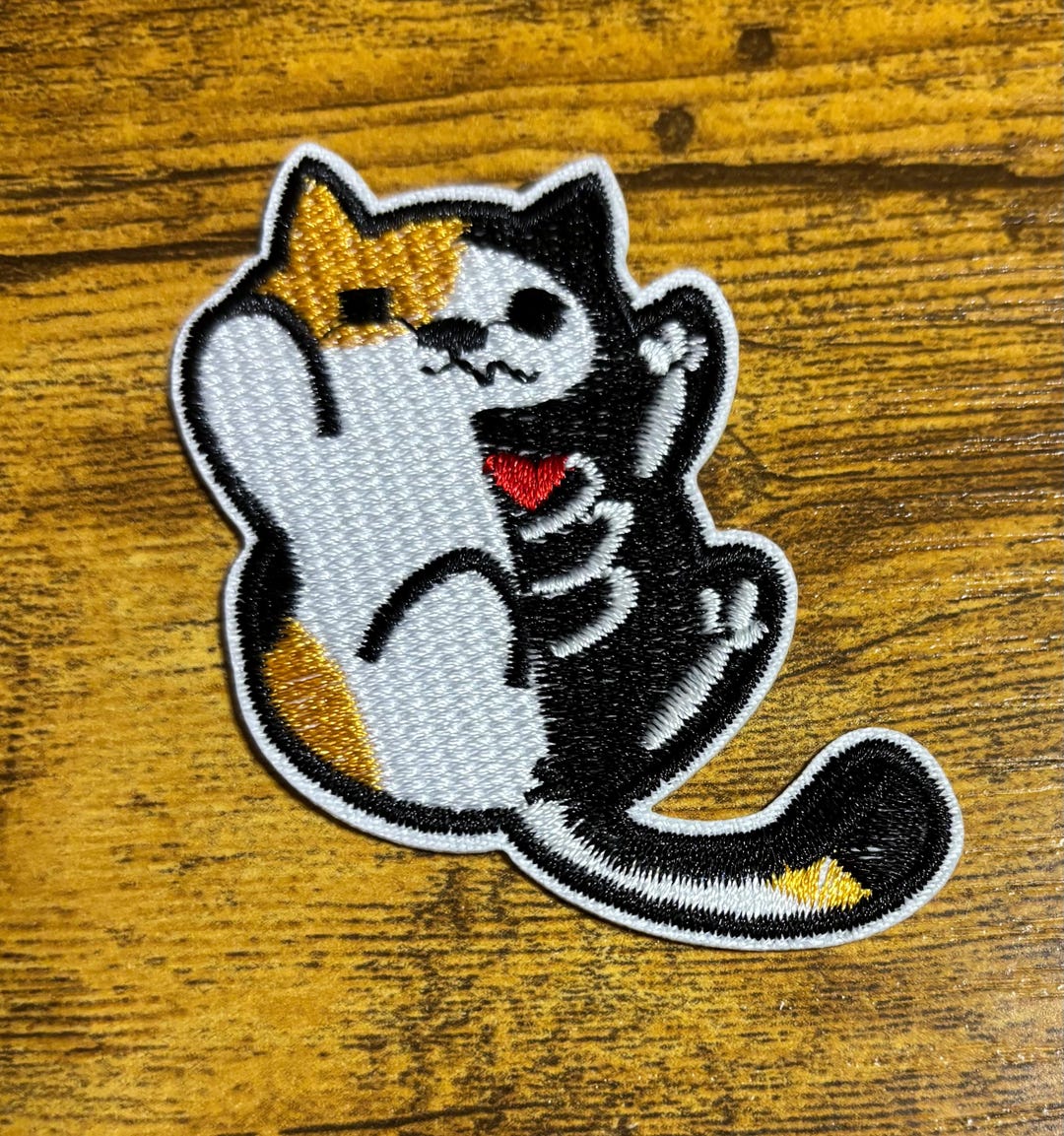 Cat With X-ray, Patch, Iron On, DIY Patch, Craft Embroidery Applique ...