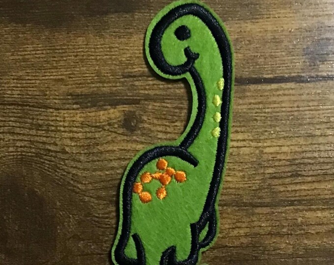 Dinosaur Patch, Iron On, DIY Patch, Craft Applique Clothing, Jacket ...