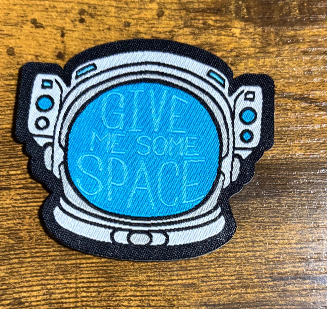 Give Me Space Astronaut Patch, Iron On, DIY Patch, Craft Applique Clothing, Jacket, Jeans ...