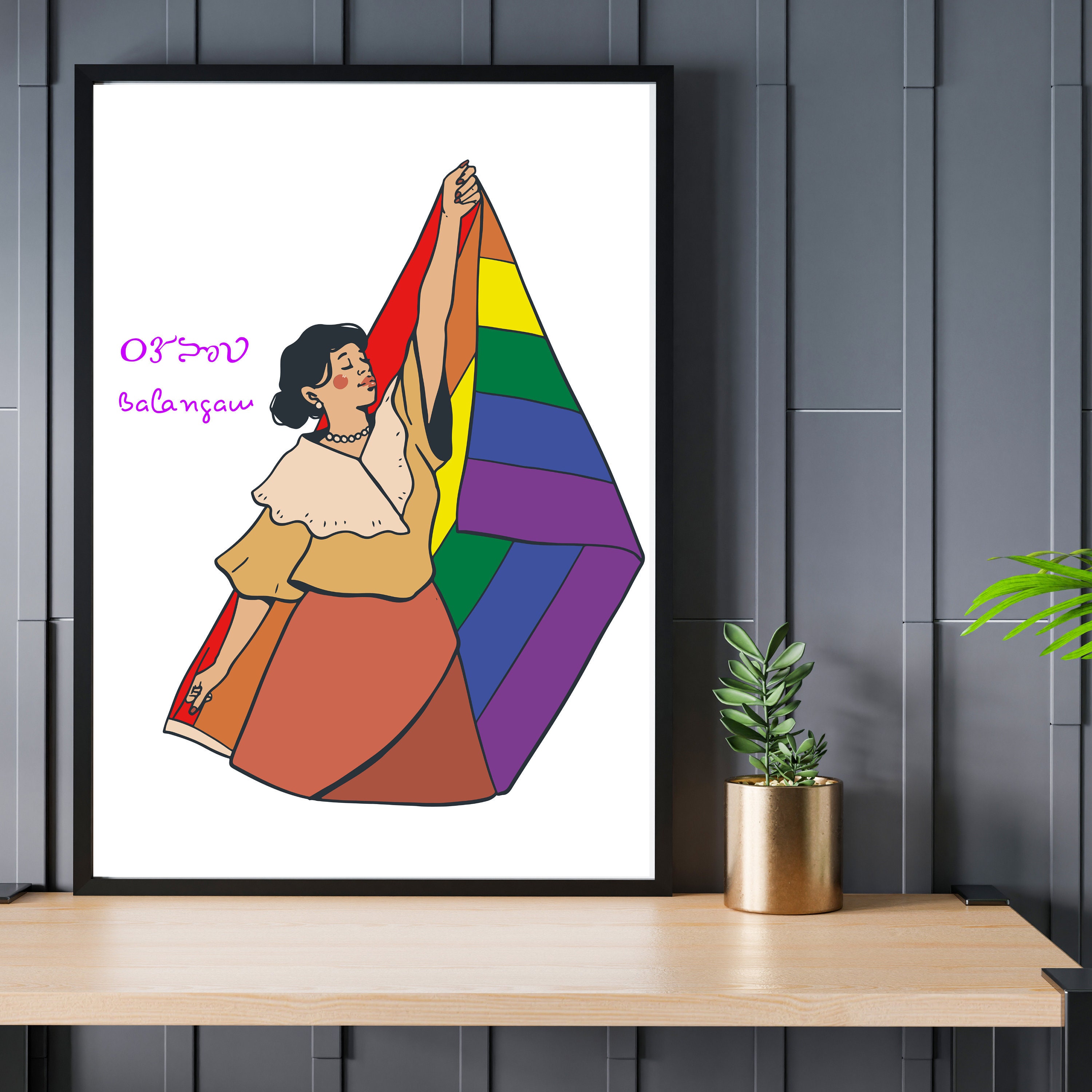 Baybayin Bisaya. Balangaw (rainbow) - Badlit/suwat Bisaya Downlaoadable ...