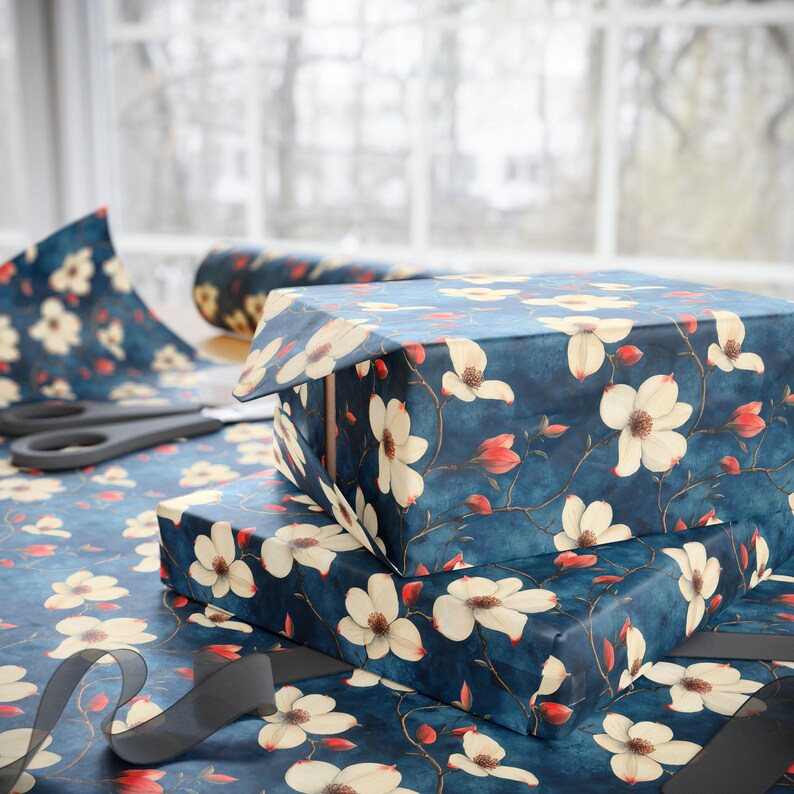 Flowering Dogwood North Carolina State Flower Wrapping Paper | Elegant ...