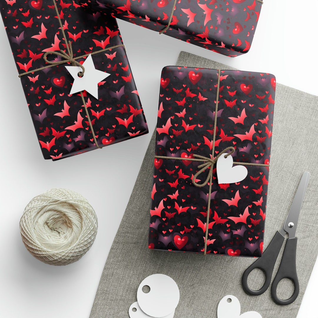 Driving Me Batty - Bat Valentine's Day Gift Wrapping Paper | Available ...
