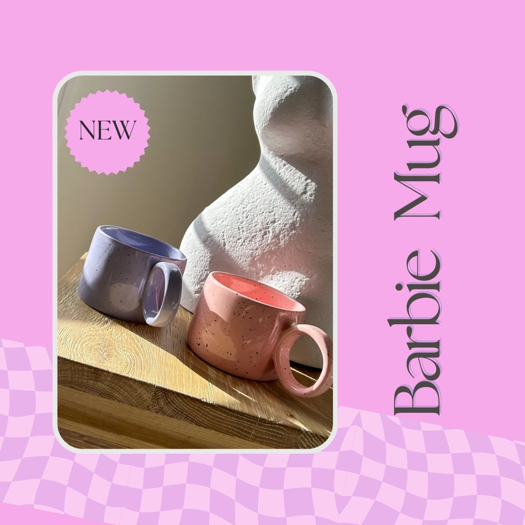 Barbie Mug Pottery Handmade Cup Perfect Gift for Coffee - Etsy
