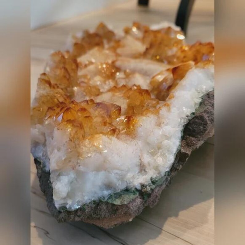Natural Citrine Specimen: 13LB Crystal of Abundance - Etsy