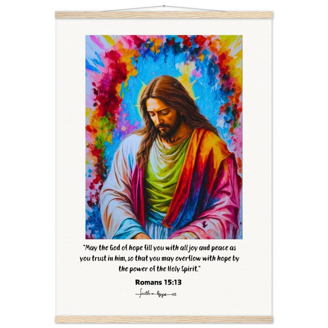 Jesus Christus Christian Art Museum-Qualität Matte Papier Poster mit ...