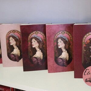 Paperback ACOTAR Pink Vintage Dust Jackets Set, Monochromatic, Digital ...